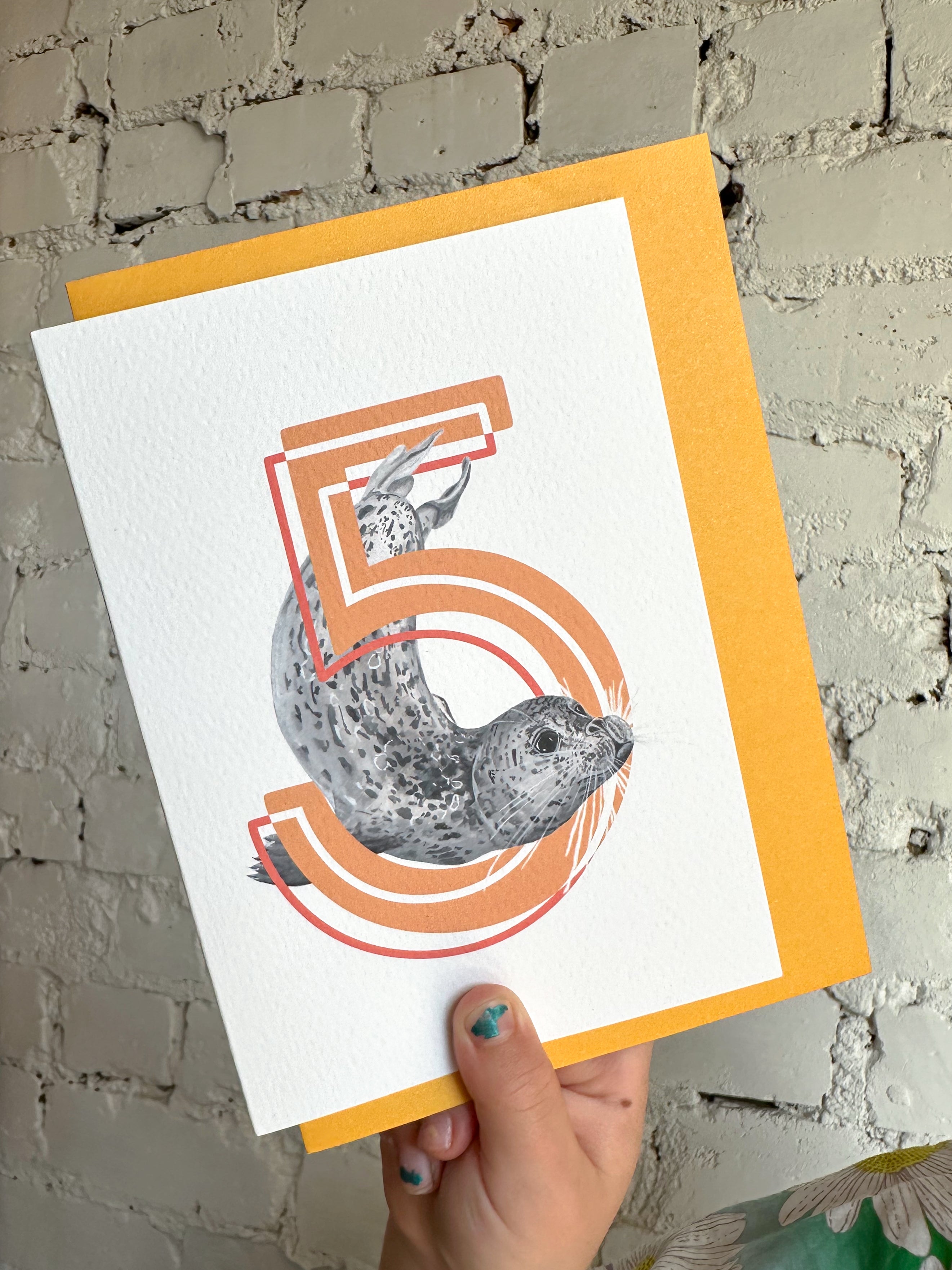 5 Harbour Seal Card – This Thursday